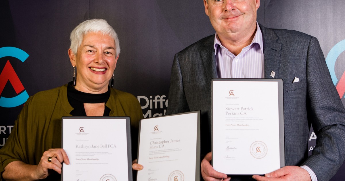 Celebrating 40 Years with CAANZ: Stewart Perkins, Chris Shaw, and ...