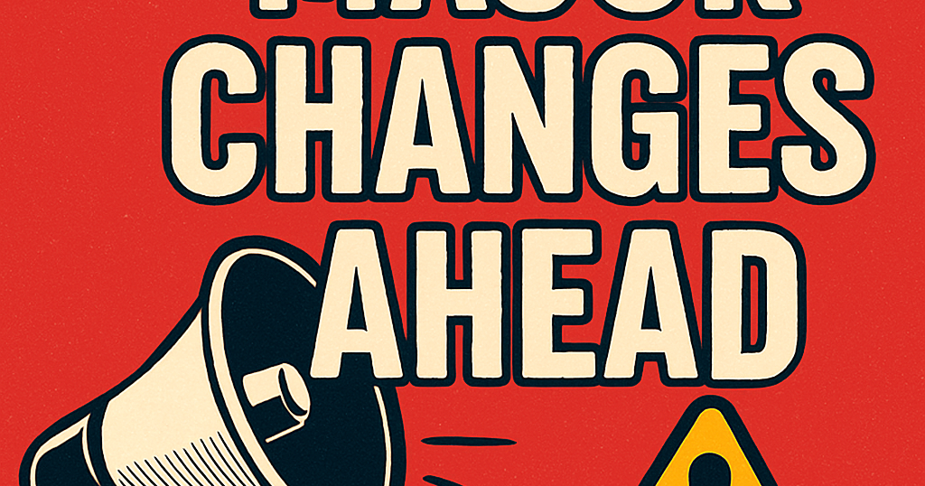 Major Changes Ahead » McIntyre Dick and Partners