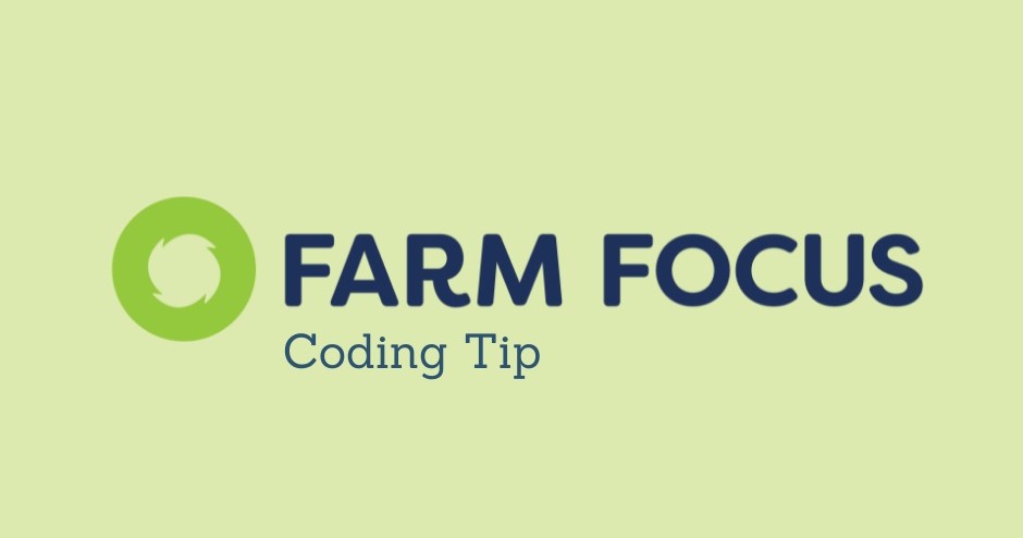 Farm Focus Tip - Make coding easier & more efficient » McIntyre Dick ...